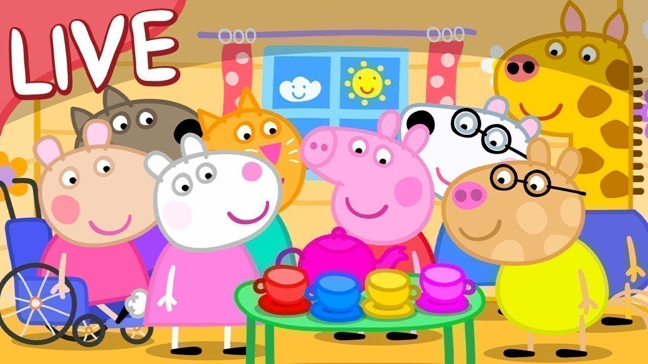 Peppa Pig's Clubhouse - LIVE 🏠 BRAND NEW PEPPA PIG EPISODES ⭐️ - YouTube