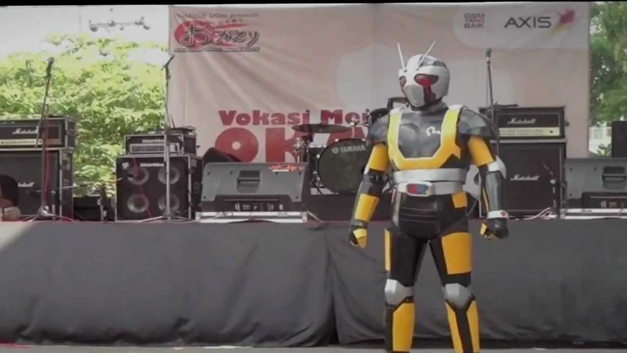 Kamen Rider Black RX Robo Cosplay Perform - YouTube