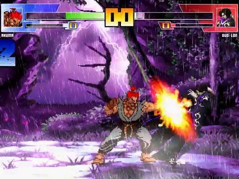 MUGEN Extra Stages Download - Akuma-Arashi [AI Battle] - YouTube