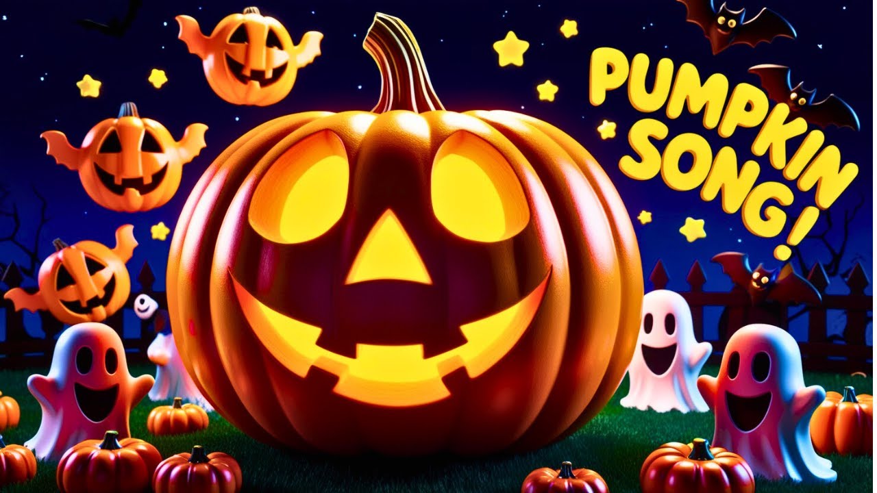 Pumpkin, Pumpkin Bright and Spooky Halloween Song for Kids by ...