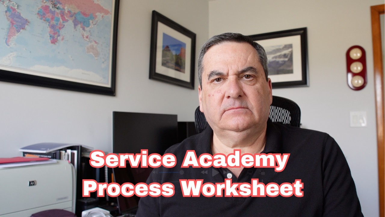 Use this Worksheet for Service Academy Success! - YouTube