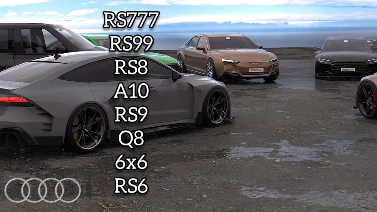 Audi: RS777-RS99-RS8-A10-RS9-Q8-6x6-RS6 - YouTube
