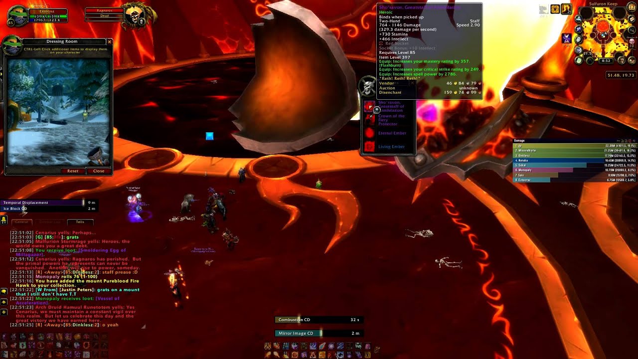 Heroic: Ragnaros + Mount - YouTube