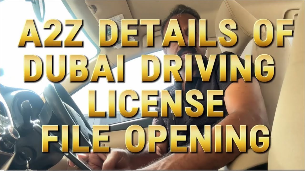 ALL ABOUT DRIVING FILE OPENING IN DUBAI#driving #dubaidrivinglicense ...