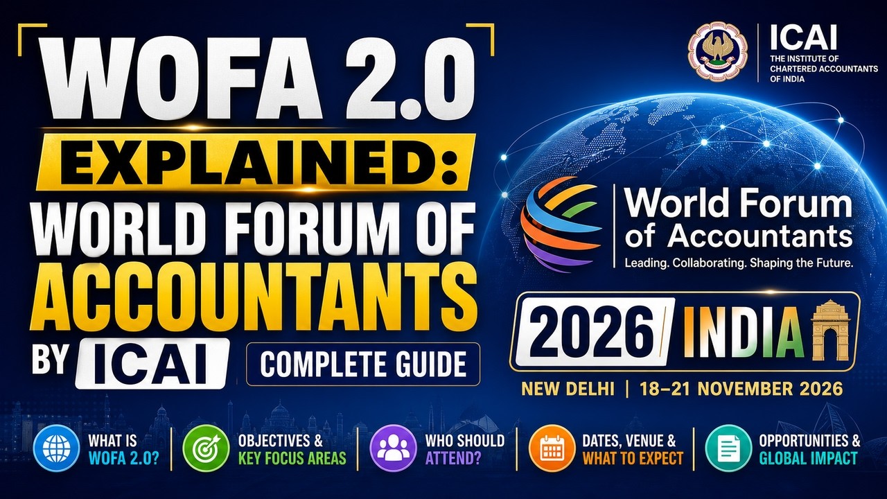 WOFA 2.0 Explained: World Forum of Accountants(2026) by ICAI (Complete ...