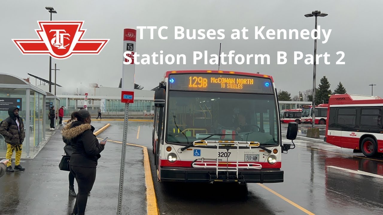 11/22/2023 TTC Buses at Kennedy Station Platform B Part 2 - YouTube