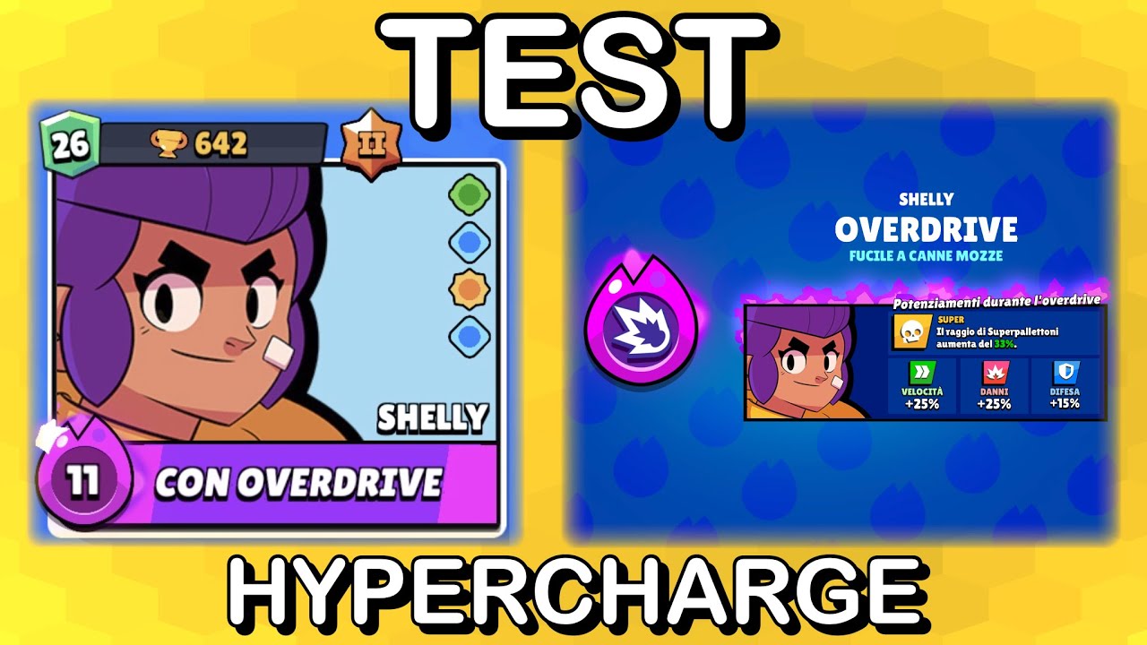 PROVO il nuovo HYPERCHARGE di SHELLY - Brawl Stars - YouTube