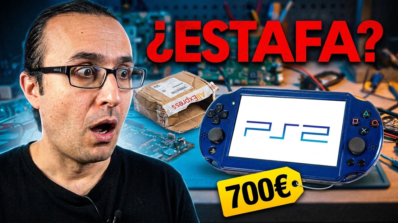 COMPRÉ una ps2 PORTATIL de ALIEXPRESS 💥 - YouTube