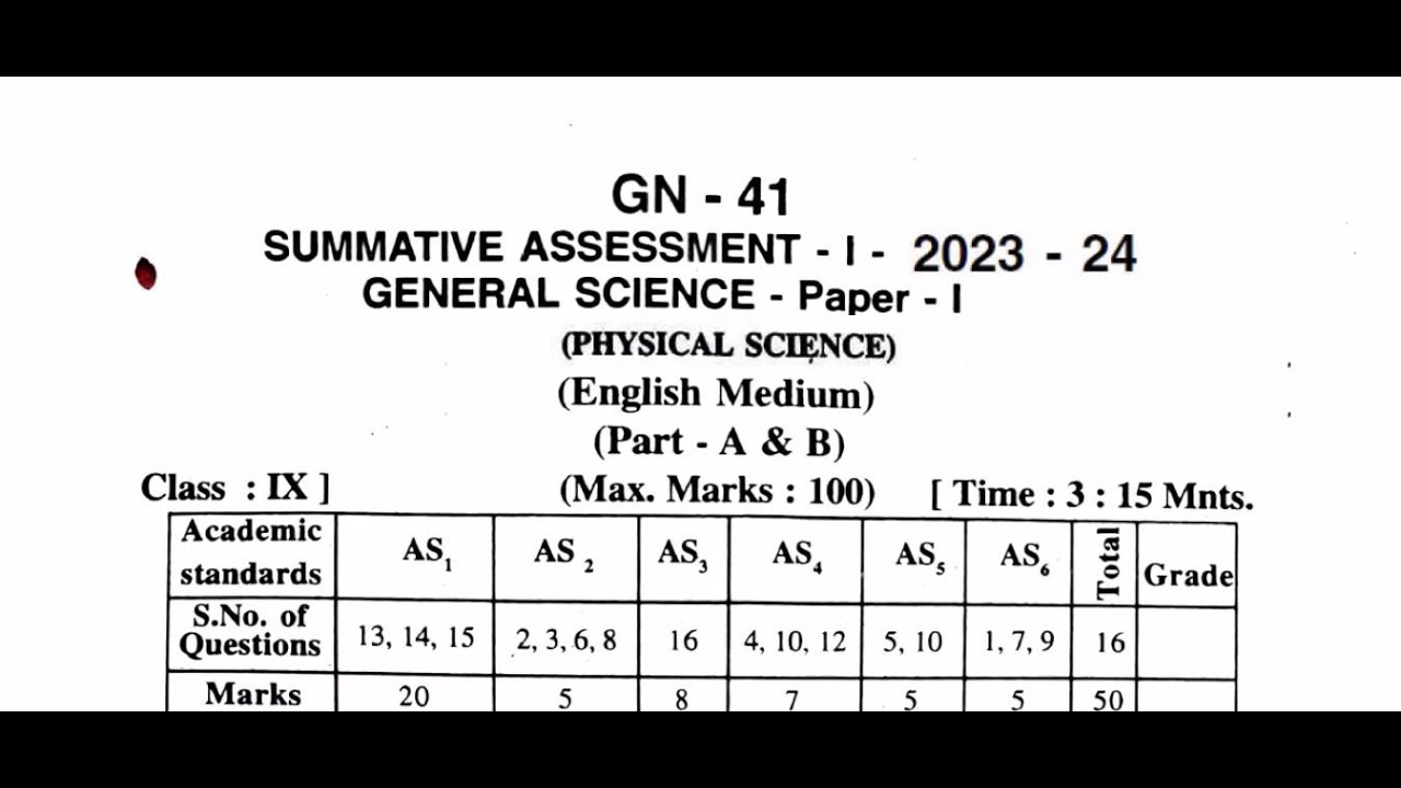 Ap 9th Class Sa1 Real Science Question Paper 2023 24 9th ap-9th-class-sa1-real-science-question-paper-2023-24-9th