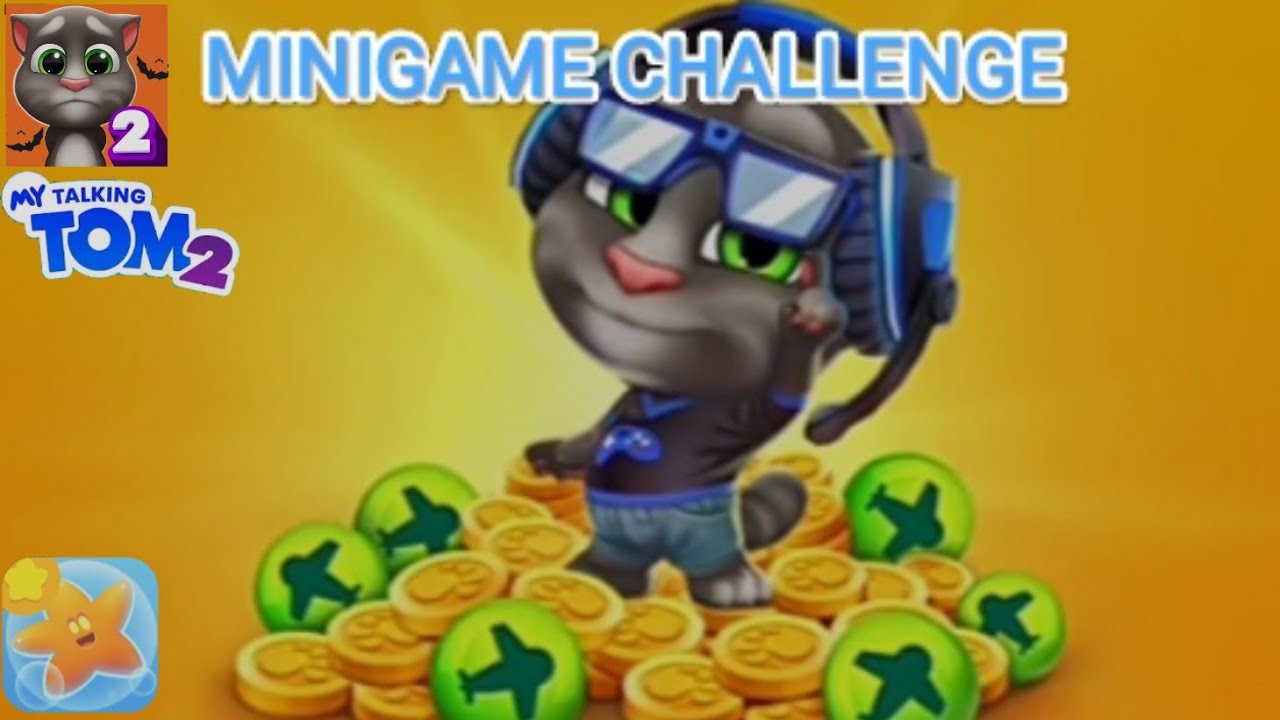 My Talking Tom 2 event Minigame Challenge🎮 Halloween Alien Planet 🎃🪐 ...