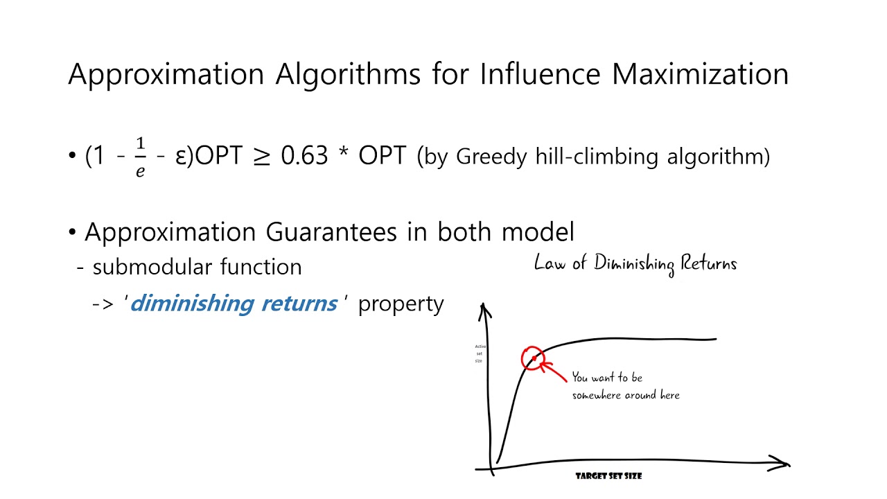 Maximizing the Spread of Influence Through a Social Network - YouTube