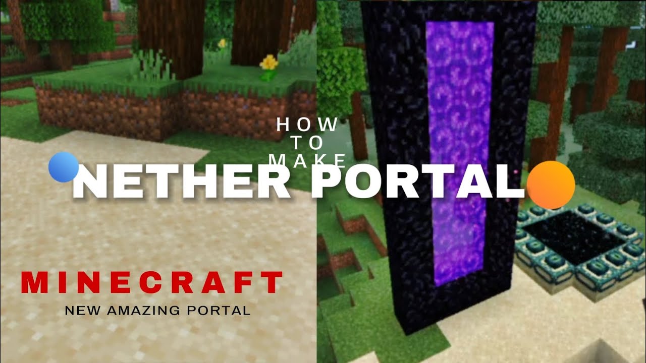 How to Create Two Portals in Minecraft: Step-by-Step Guide - YouTube