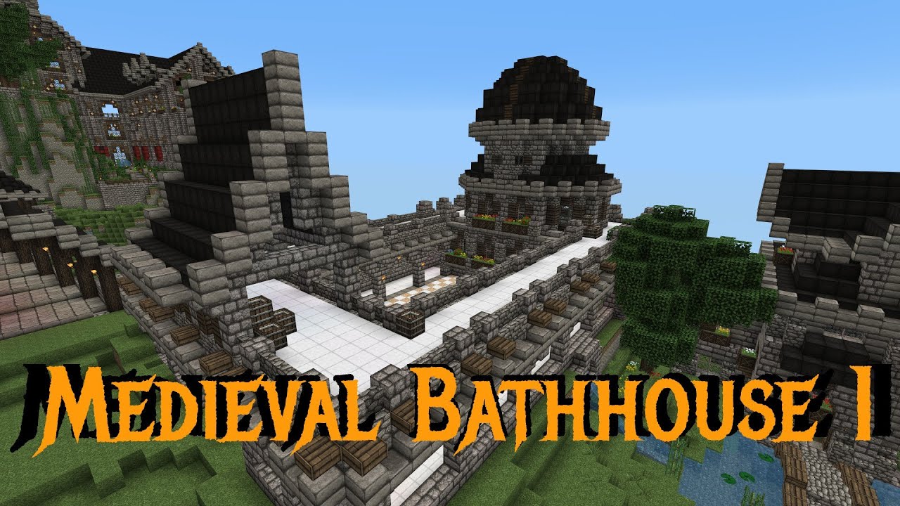 Minecraft - Gundahar Together - Medieval Bathhouse 1 - YouTube