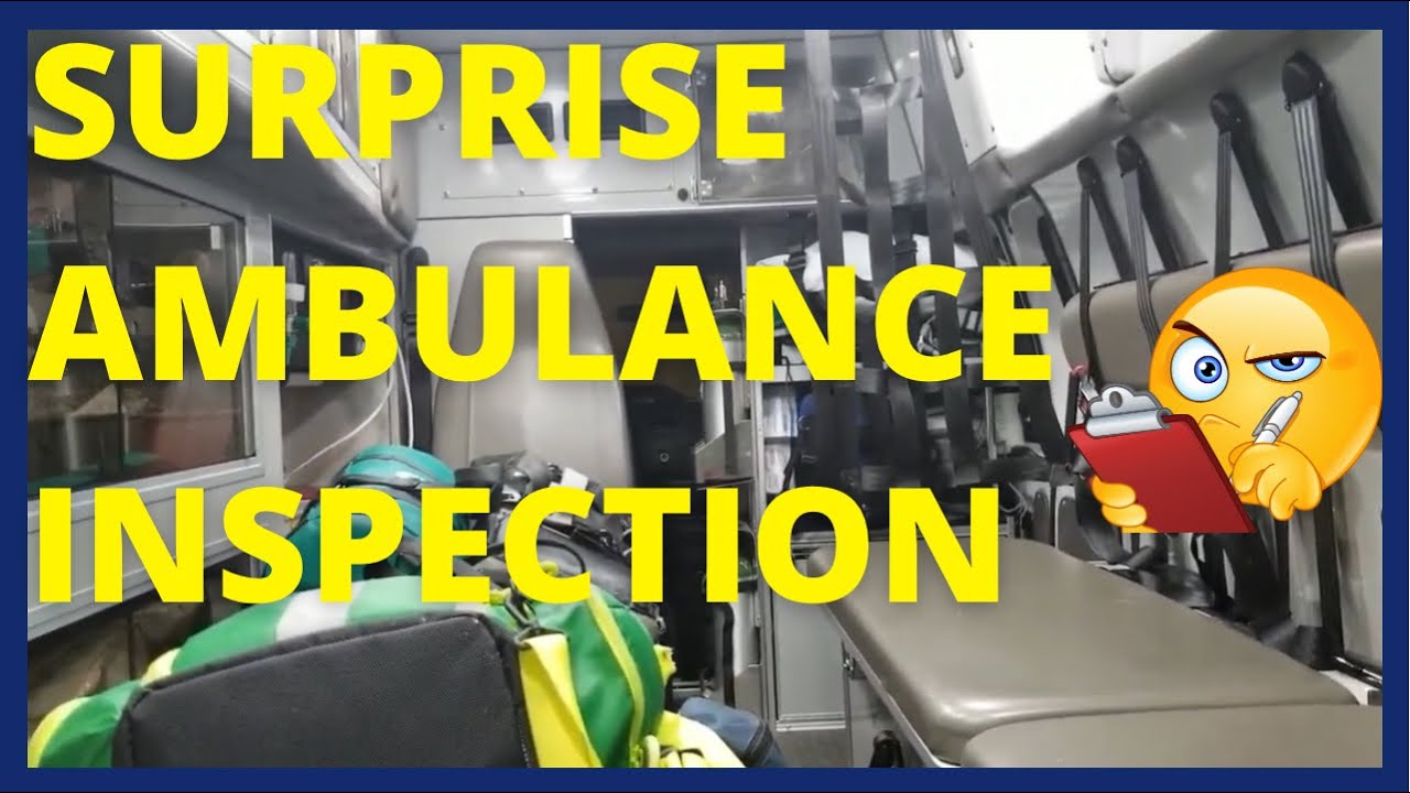 Surprise Inspections 👀 | EMS EMT Paramedic Ambulance in NYC - YouTube