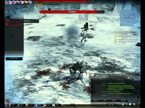 [Vindictus] Old Gameplay video xD Lv.36 Fiona VS. Lv.30 Evie ((720p HD))