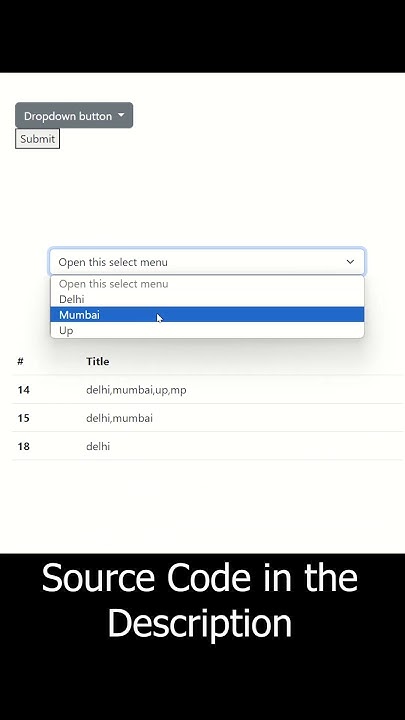 Insert Multiple Select Array Data With Database In Php Php Shorts Youtube