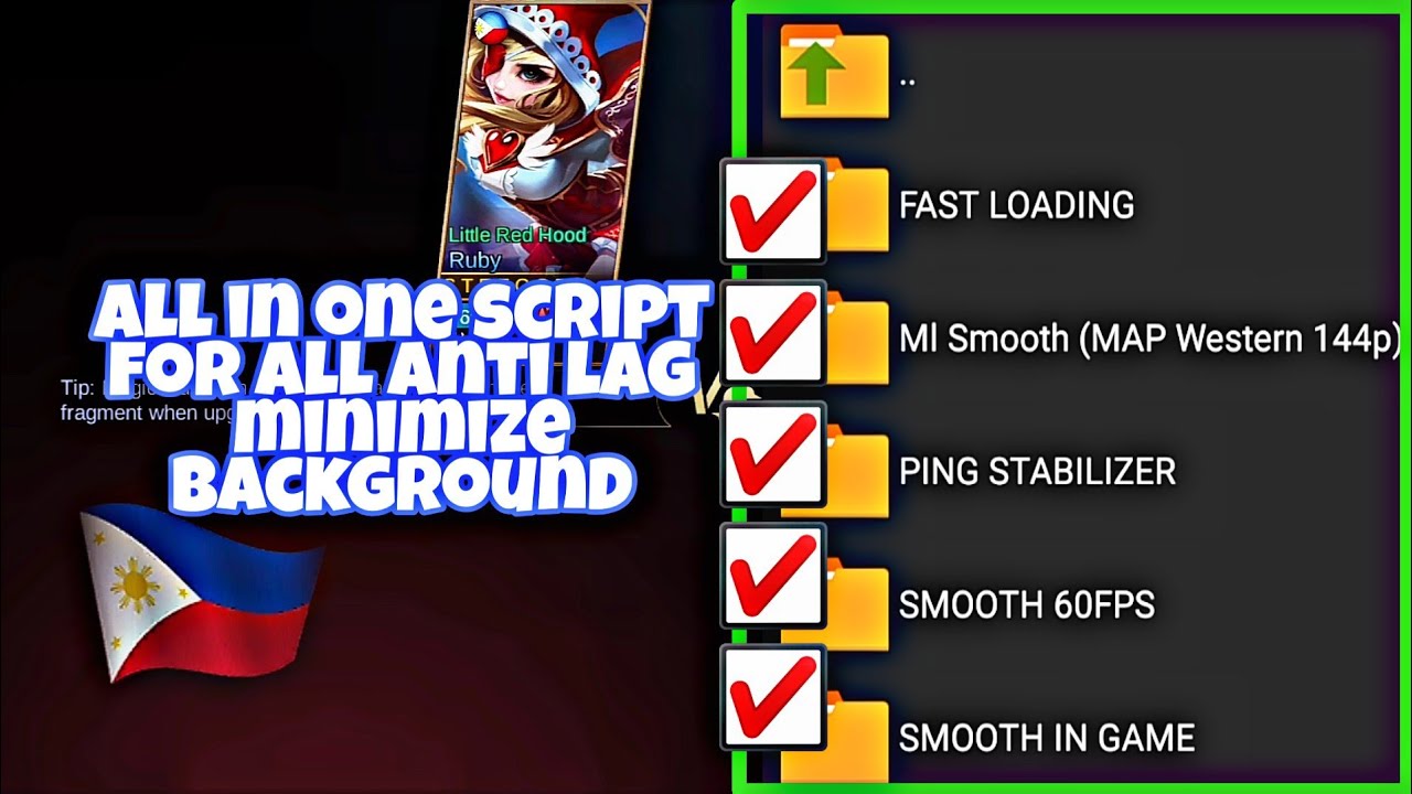 All in one Script for Anti lag | Anti Clash lag | Smooth Map Graphics ...