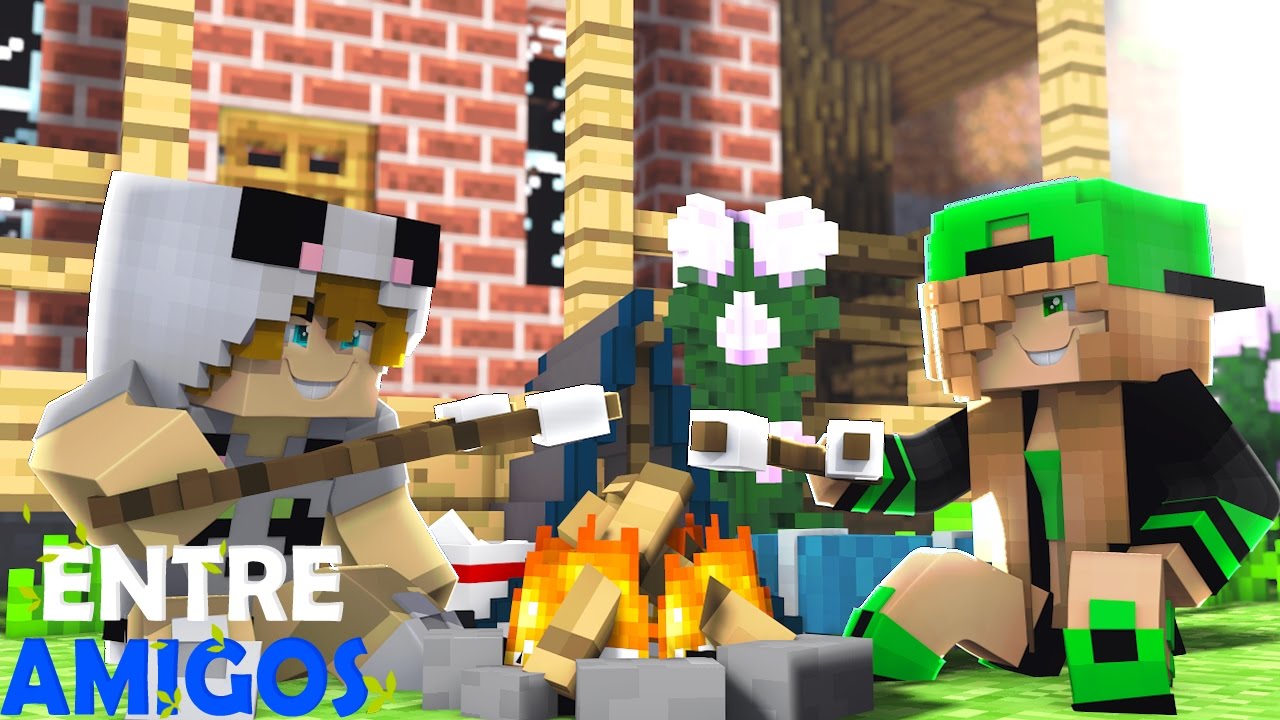 Minecraft: ACAMPAMENTO ROMÂNTICO! - ENTRE AMIGOS #38 - YouTube