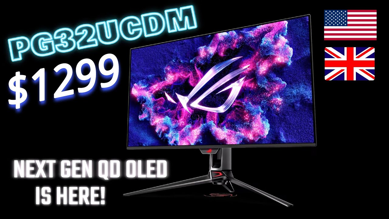 It's Official! ASUS PG32UCDM Pricing and Retailers on Launch Day - YouTube
