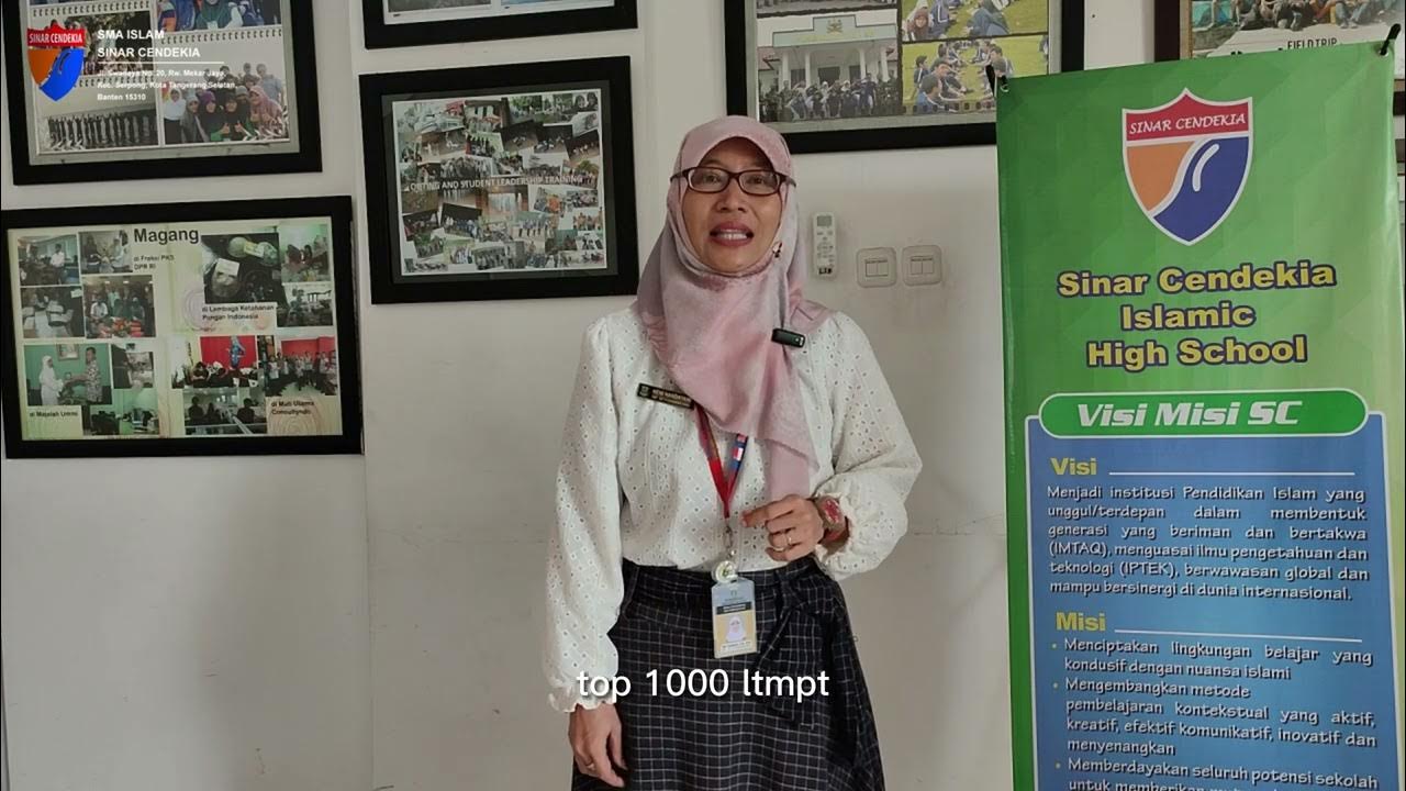 SAMBUTAN IBU NENI HANDAYANI S.Pd., M.Pd Atas Sekolah SMA Islam Sinar Cendekia - YouTube