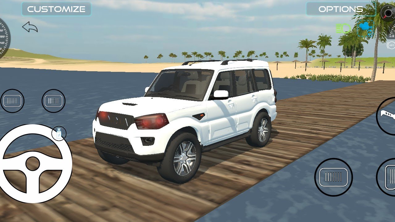 White Scorpio car game play video. Indian Scorpio game. Scorpio car ka ...