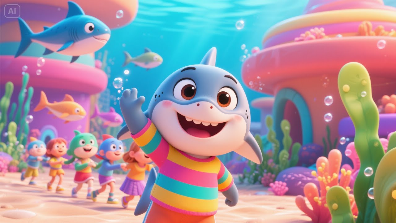 Sharky Party – Baby Shark Dance Time | Fun Ocean Dance Song for Kids ...