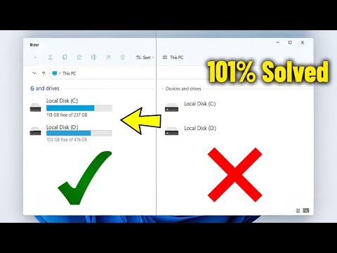Düzeltme: Windows 11 / 10'da Disk Alanı Kullanım Çubuğu Gösterilmiyor | Storage bar Meter Missing