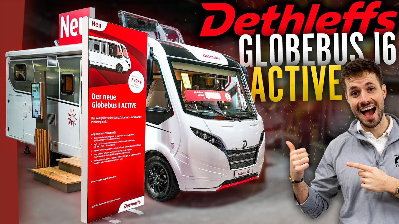 Kompakter Luxus & toller Preis: Dethleffs Globebus I6 Active im Detail! 🔥 - YouTube
