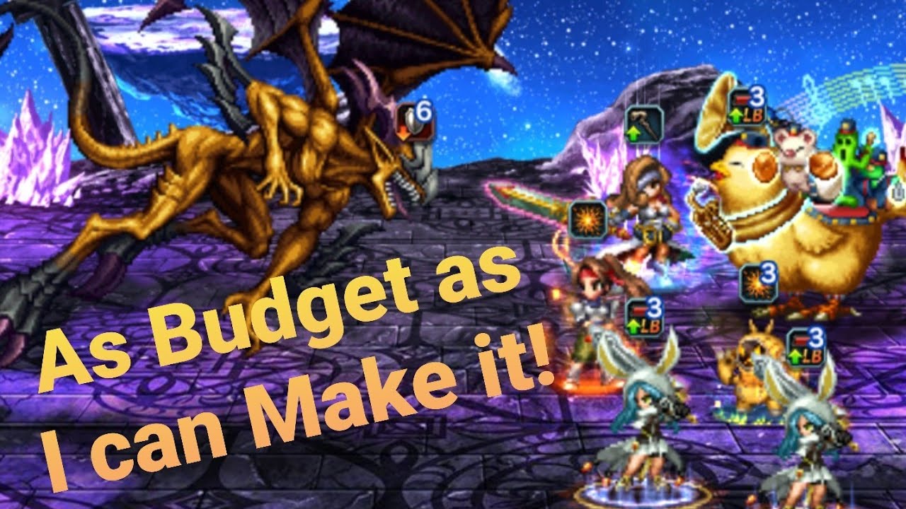 FFBE | Esther vs Belphegor ADV | Budget -ish Team in 14 Turns 2/3 ...