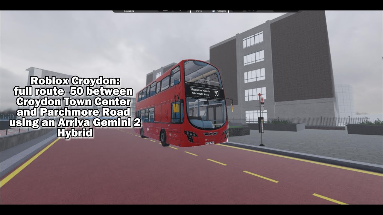 Roblox Croydon: route 50 - YouTube