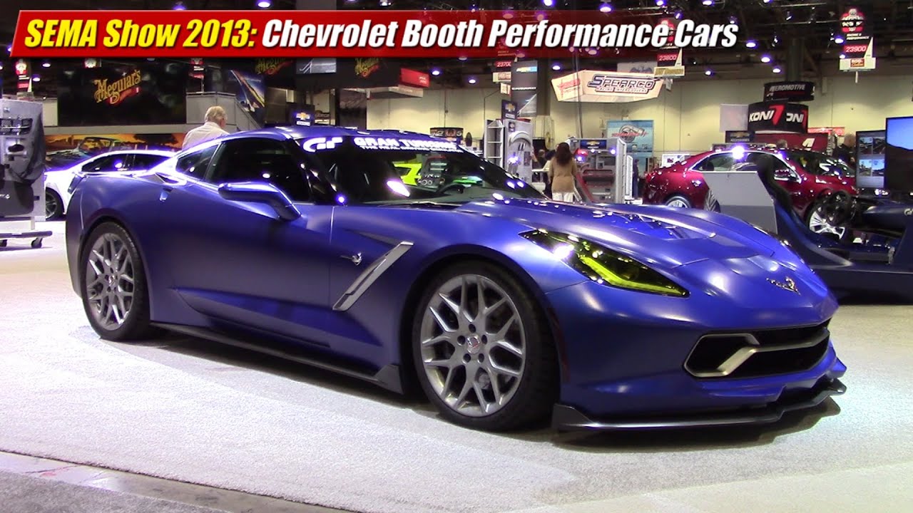 SEMA Show 2013: Chevrolet Booth Performance Cars - YouTube