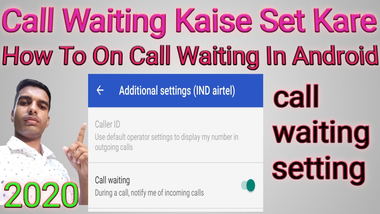 how to on call waiting in android। call waiting kaise set kare। call ...
