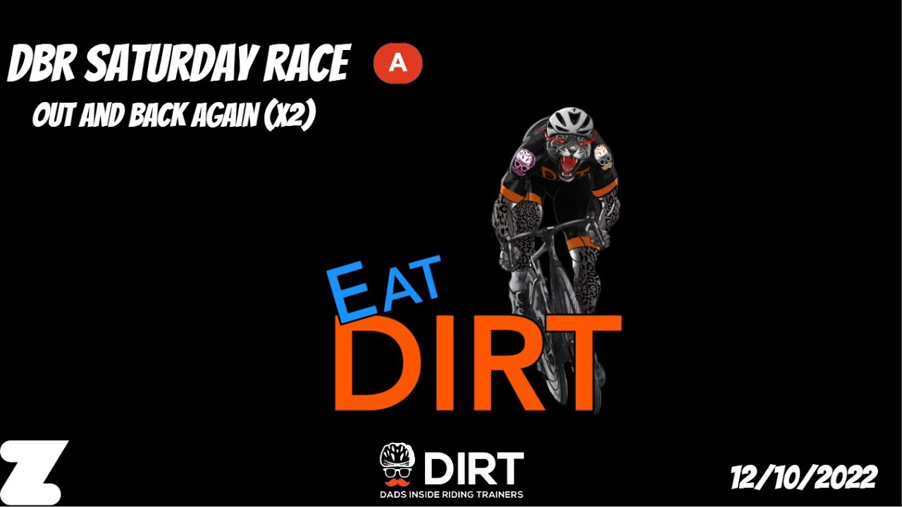Zwift - DBR Saturday Race - Out and Back Again (x2) - YouTube