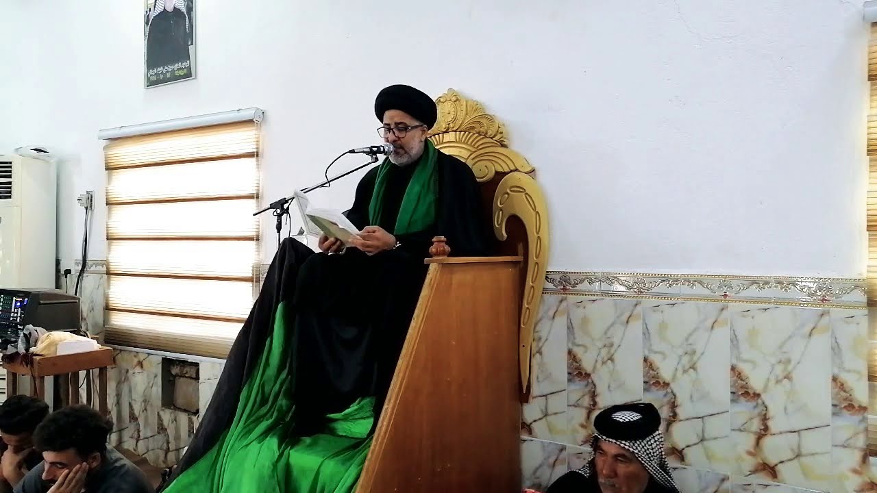 نعي السيد حامد الحسيني 😭مجلس عزاء الإمام الحسين (عليه السلام) 😢حسينية ...