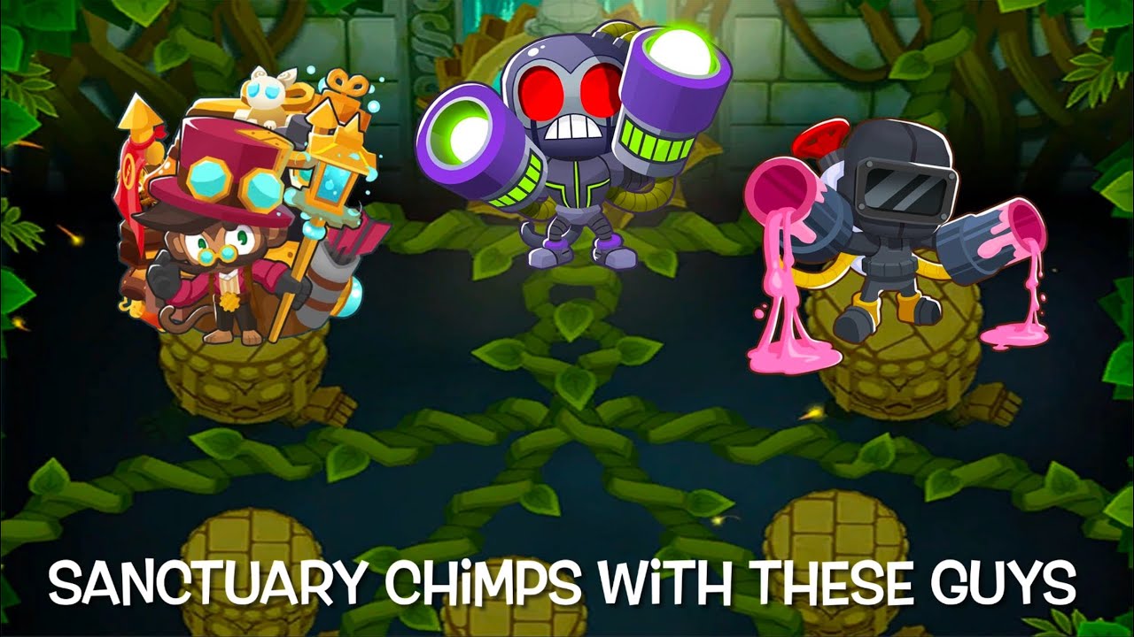 Sanctuary Chimps with Tech Terror, Super Glue & Geraldo! | BTD6 - YouTube