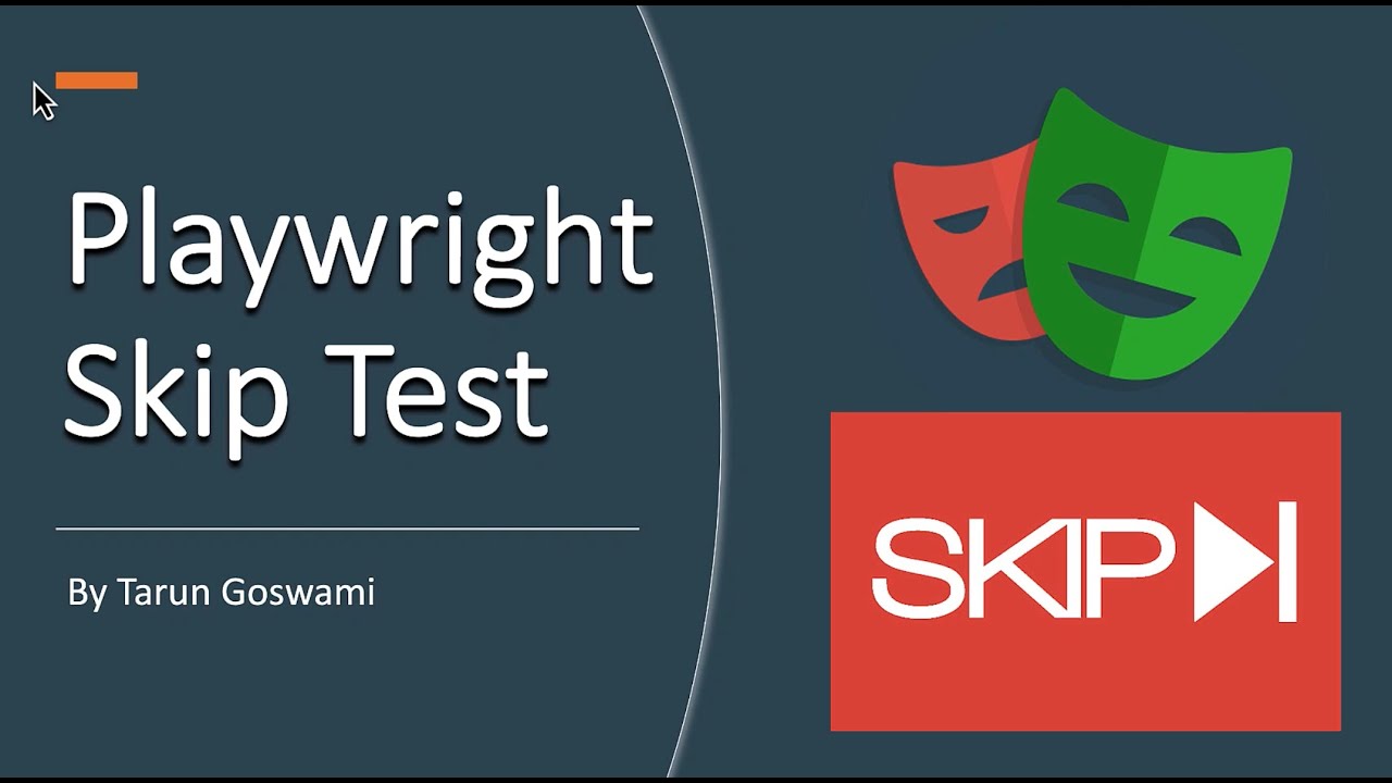 playwright Skip Test - YouTube