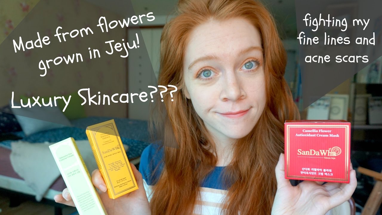 SanDaWha Korean Skincare Review || Living in Korea || Madi Miso - YouTube