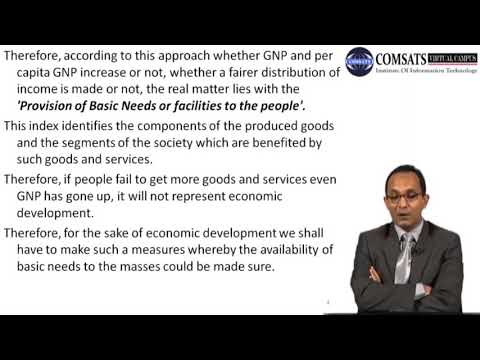 Economic Development Basic Need Approach|Physical Quality of Life ...
