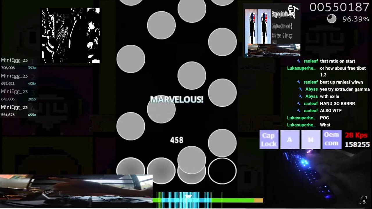 osu!mania | Reflec Streamz (gamma speed) 95.56% 803k - YouTube