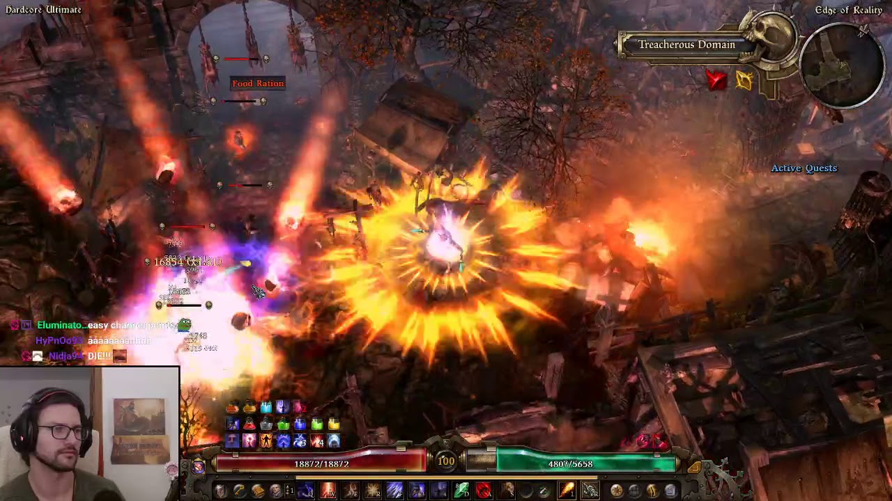 [HC] Grim Dawn - Guardian & Blade Spirit Dervish vs Bourbon Clones ...