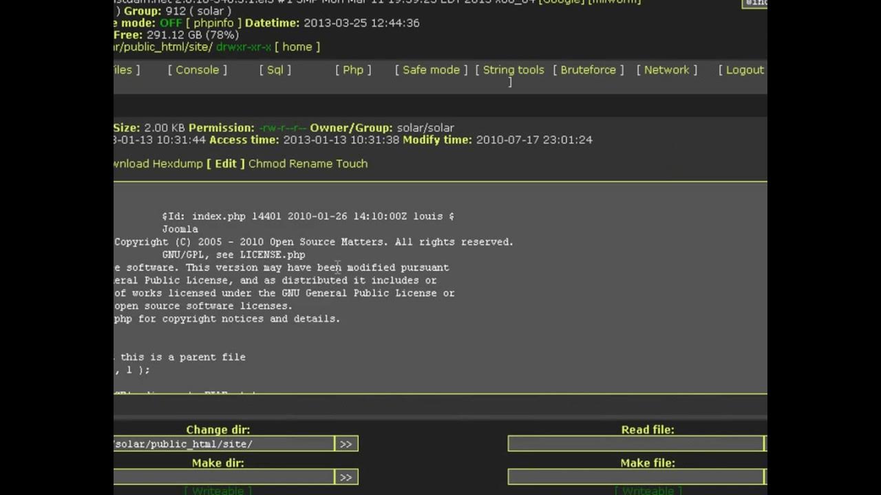 Upload Shell and Deface Site (Joomla) - YouTube