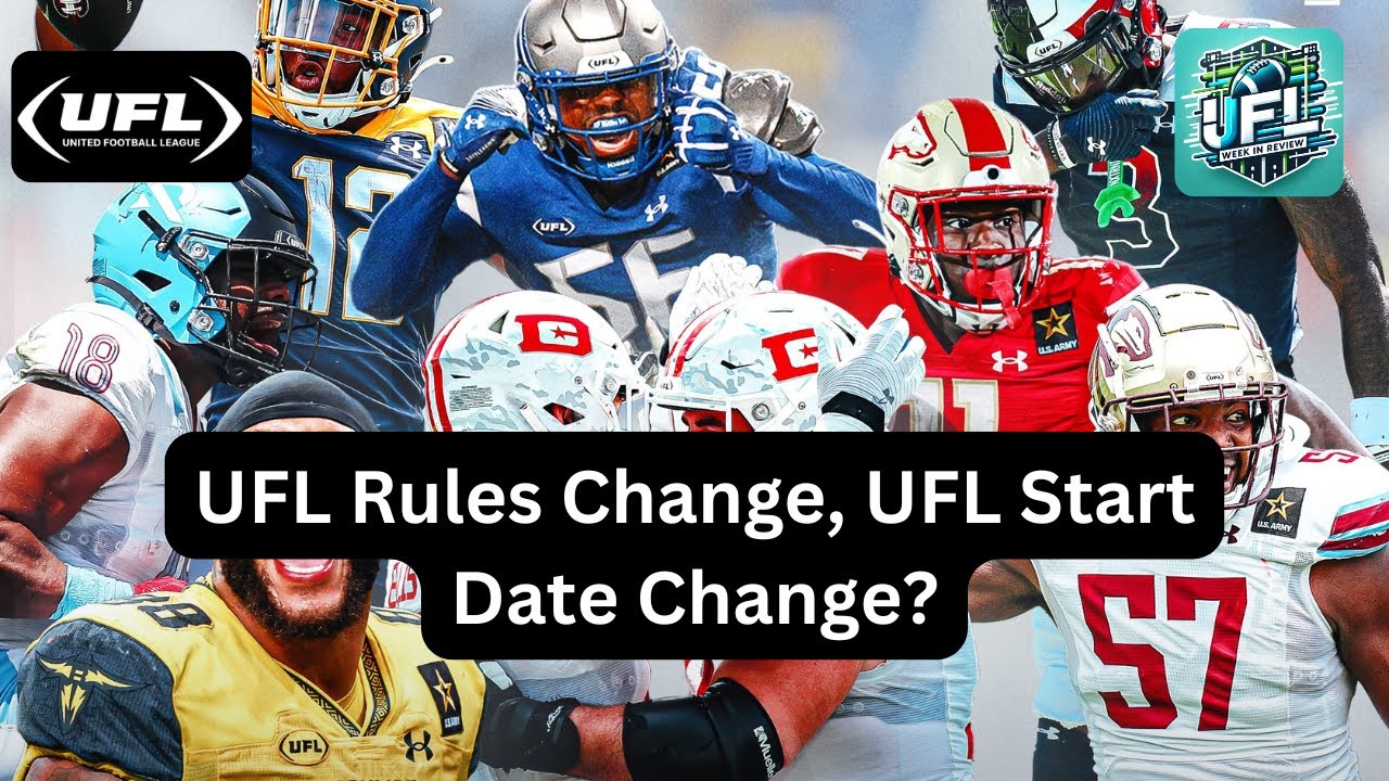 2025 UFL Offseason: Rule Changes, Odds, Commentators & More | UFL Week ...