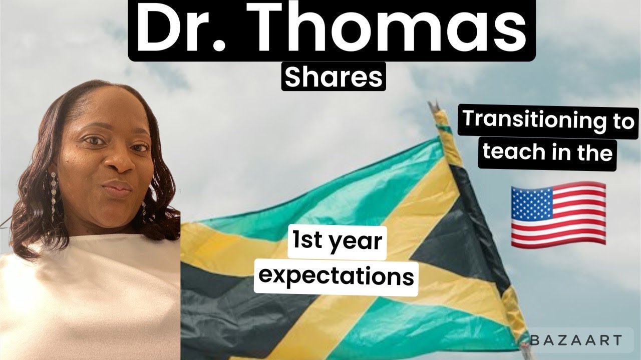 Dr. Thomas shares experience: Transitioning to Teach in USA & 1st year ...