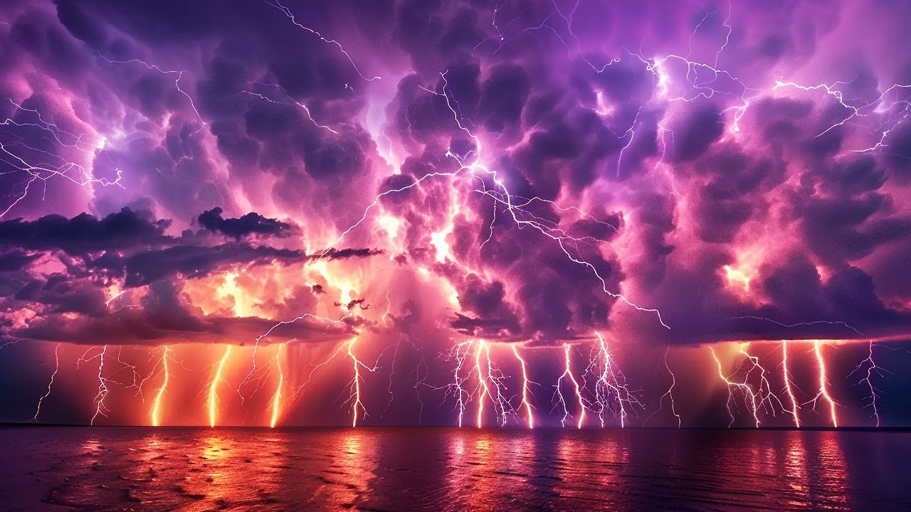 Sleep Immediately With Sounds of Strong Thunderstorm, Relaxing Rain ...