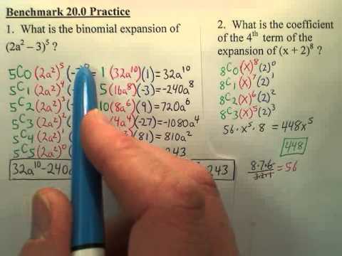 Benchmark 20 Practice - Algebra 2 - YouTube