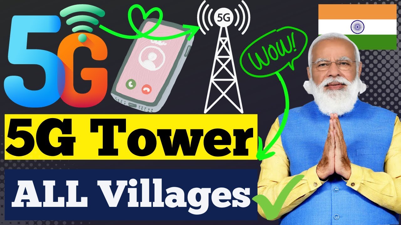 India Mobile Congress 2023 | 5G Tower Installation in Rural India ...