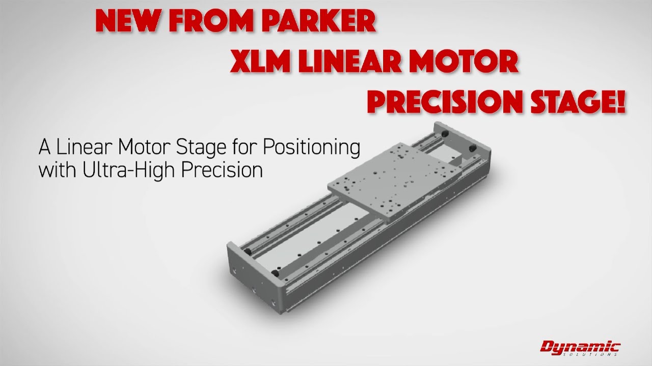Parker XLM Linear Motor Precision Series Stage - YouTube