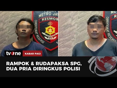 Dua Pelaku Pencurian dengan Kekerasan Seorang SPG Ditangkap Polisi | Kabar Pagi tvOne