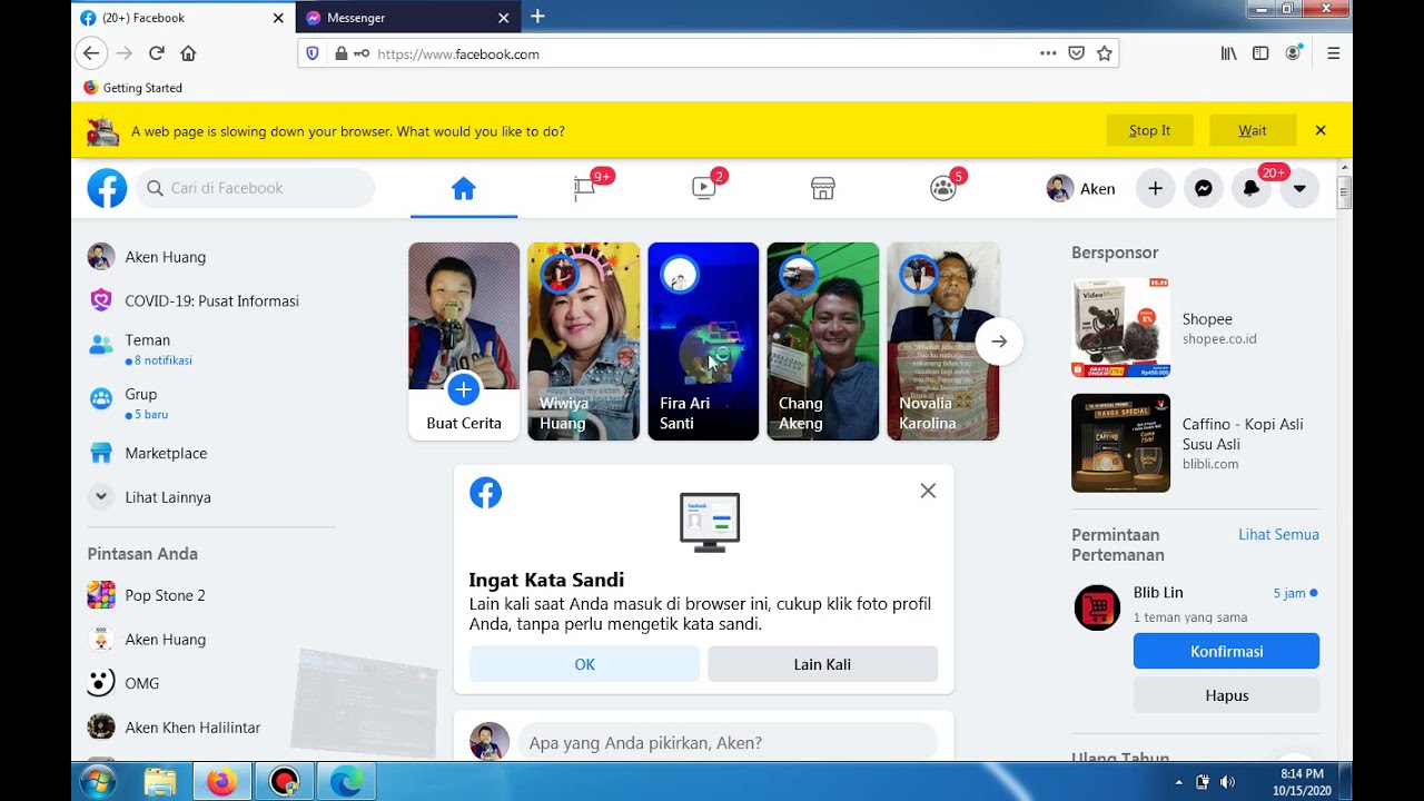 CARA POSTING FOTO/VIDEO DI FACEBOOK MELALUI LAPTOP - YouTube