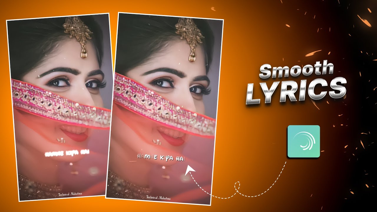 new alightmotion video editing | Smooth lyrics status video | alightmotion | technicalmahatma ...